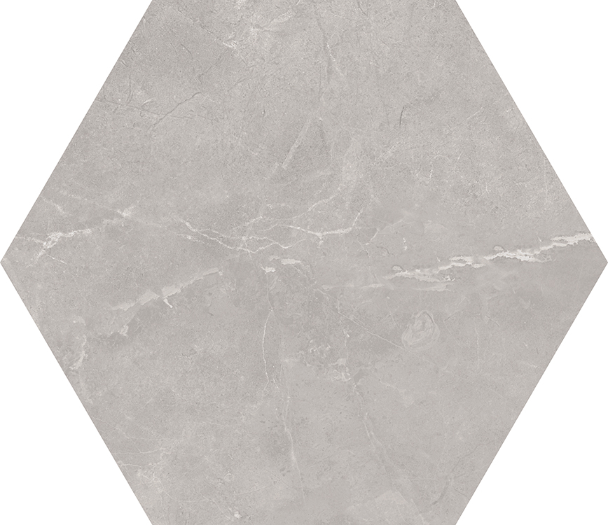 Keystone Keystone Gray Hexagon 8 x 9 - Acme Brick