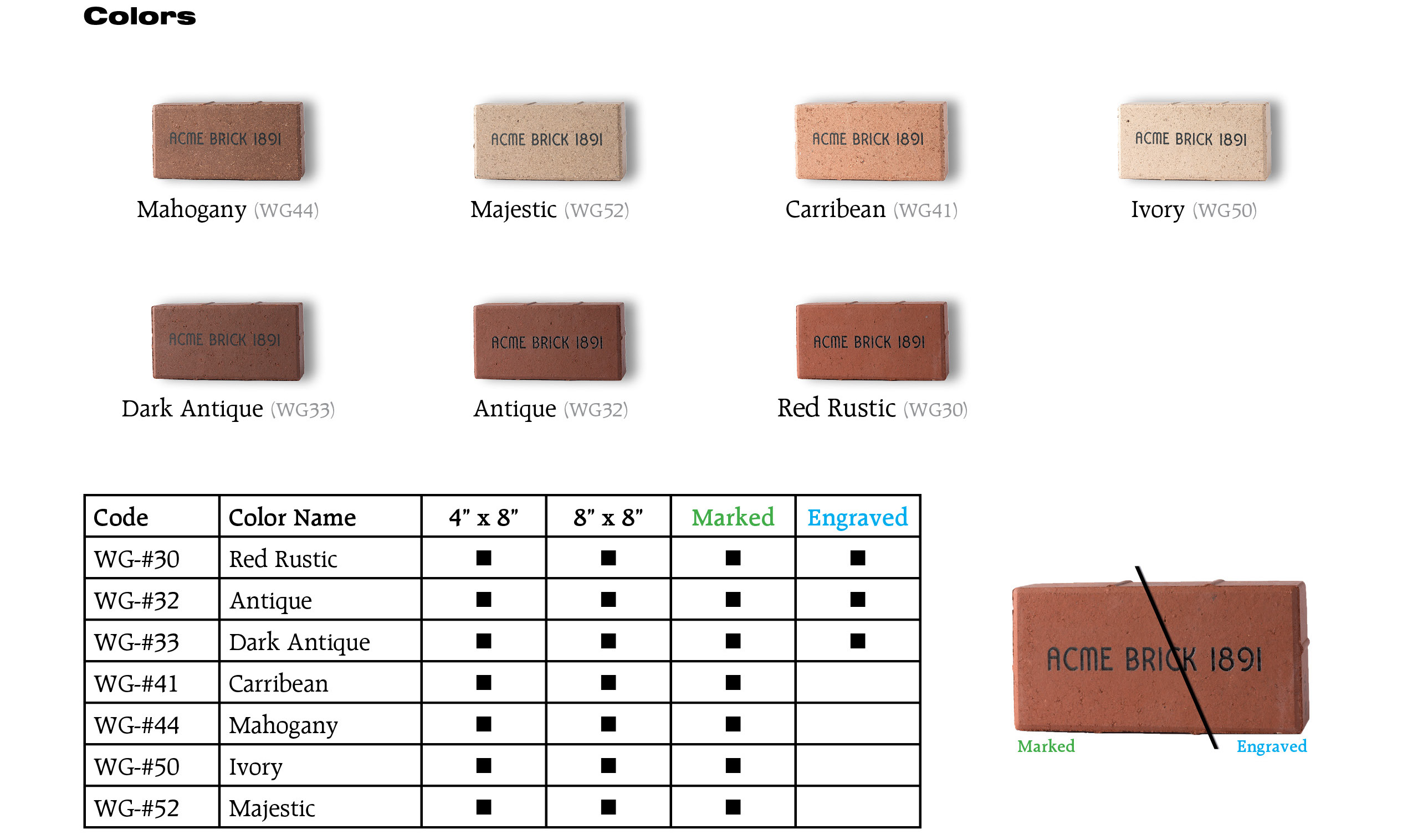 Monogrammed Brick Pavers - Acme Brick